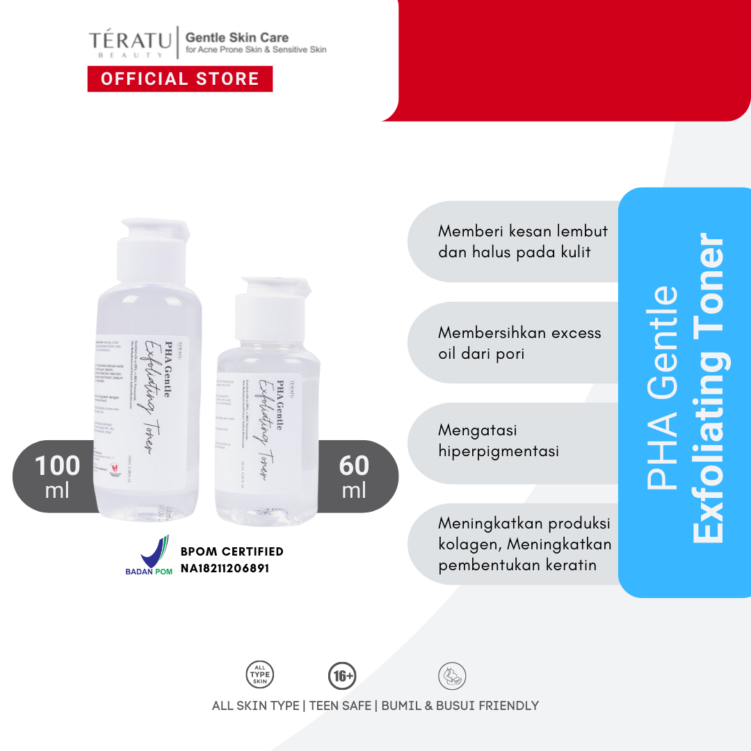 PHA Gentle Exfoliating Toner – Teratu Beauty