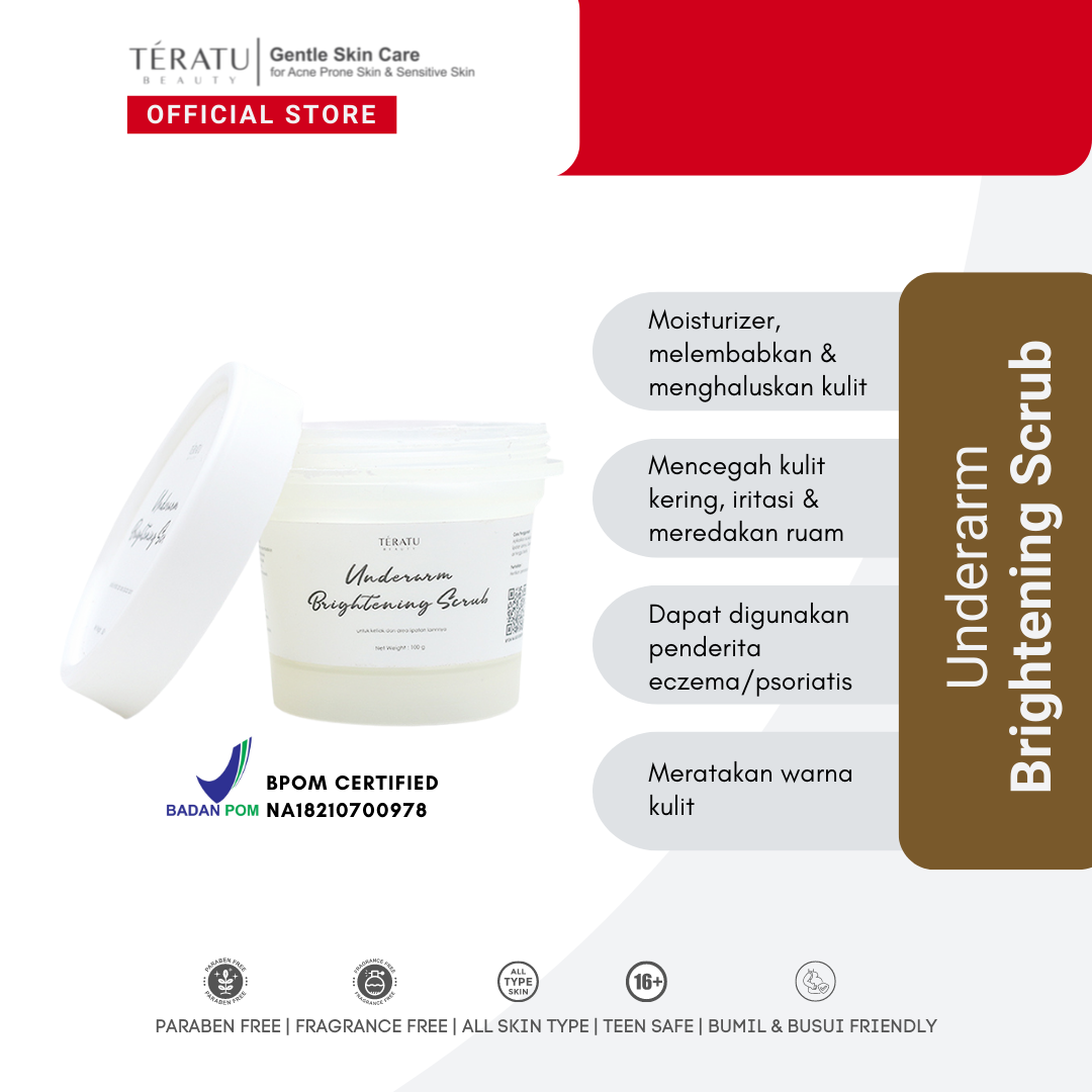 Underarm Brightening Scrub – Teratu Beauty